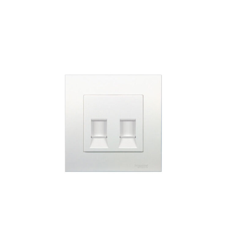 2 Gang Category 6 Data Outlet with Shutter - Kon-X Group