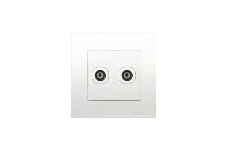 2 Gang TV Coaxial Outlet - Kon-X Group