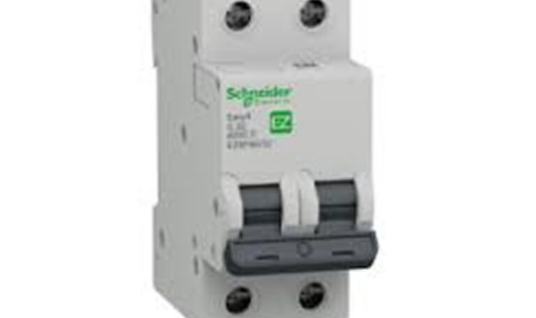 Easy9 miniature circuit breaker- 2P – 32 A – C curve – 6000 A – 230 V ...